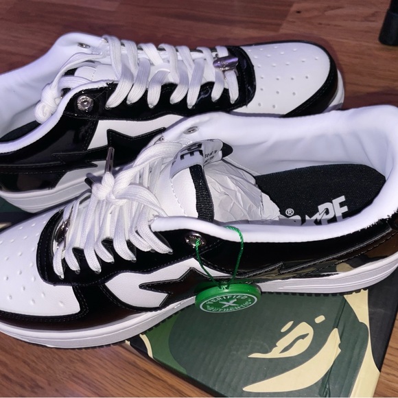 Bape | Shoes | Bapestas Low Black | Poshmark